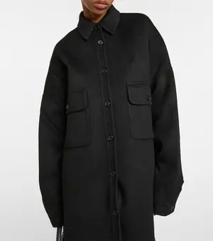 THE FRANKIE SHOP Dallas Wool-blend Shirt Jacket