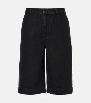 Vince Denim Bermuda Shorts - Black