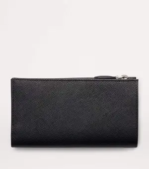 Prada Large Saffiano Leather Wallet