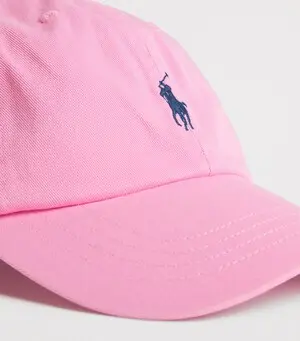 Polo Ralph Lauren Cotton Baseball Cap With Embroidered Polo Pony - Pink