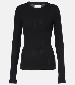 Citizens Of Humanity Bina Ribbed-knit Jersey Top