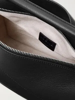 Loewe Puzzle Edge Small Textured-leather Shoulder Bag - Black