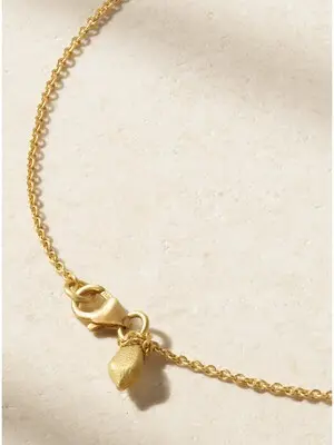 PIPPA SMALL 18-karat Gold And Sapphire Necklace