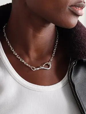 MARLA AARON True Lover's Knot Sterling Necklace