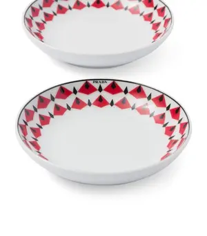 Prada Set Of 2 Porcelain Vienna Sauce Bowls