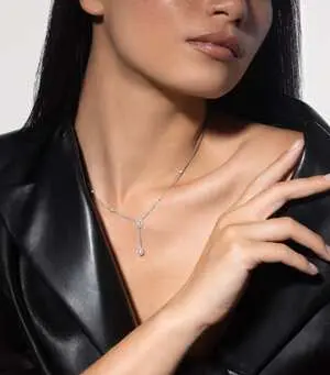 Messika My Twin White Gold And Diamond Necklace