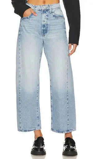 MOTHER MOTHER The Half-pipe Ankle Jeans In Denim-Light. Size 24. Also Denim-light