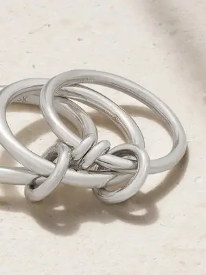 SPINELLI KILCOLLIN Sterling Linked Ring Set