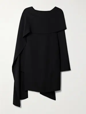 THE ROW Lea Draped Silk-crepe Blouse