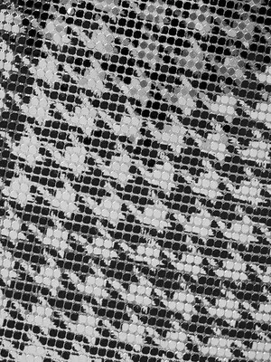 Rabanne Houndstooth Chainmail Mini Dress