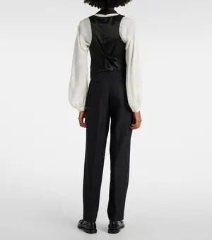 Dorothee Schumacher Pinstripe Wool Vest
