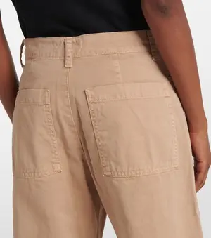 Velvet By Graham & Spencer Brylie Cotton Twill Cargo Pants - Beige