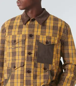 Junya Watanabe Checked Cotton Flannel Jacket