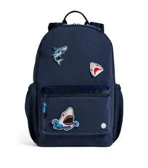 BECCO BAGS Large Backpack With Patch Attachment - Navy