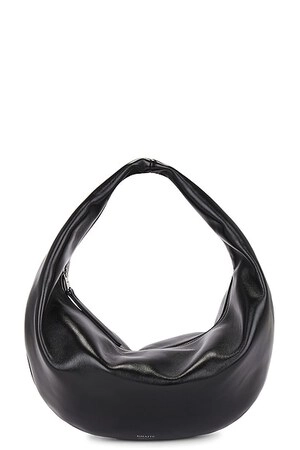 Khaite Olivia Patent Hobo Bag - Black