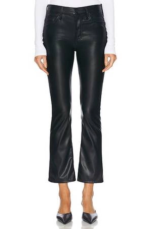 MOTHER The Insider Flood Faux Leather Trousers