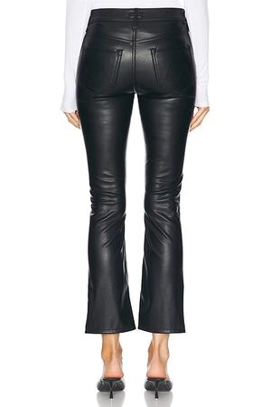 MOTHER The Insider Flood Faux Leather Trousers