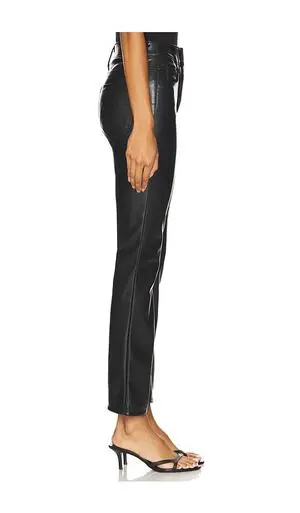 MOTHER The Insider Flood Faux Leather Trousers