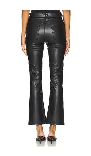 MOTHER The Insider Flood Faux Leather Trousers
