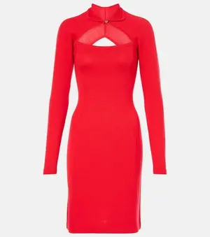 VIVIENNE WESTWOOD Knitted Wool Midi Dress