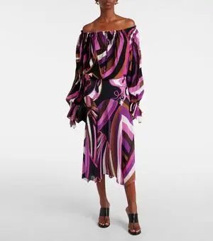 Emilio Pucci Iride Midi Skirt
