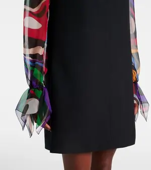 Emilio Pucci Marmo Cady Shift Dress