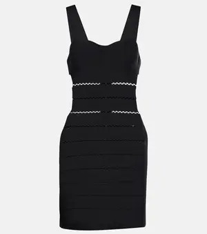 TOM FORD Intarsia Minidress - Black