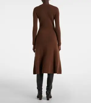 JOSEPH Cashmere-blend Midi Dress