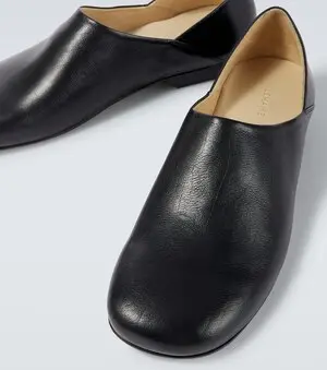 LEMAIRE Leather Slip-on Slippers