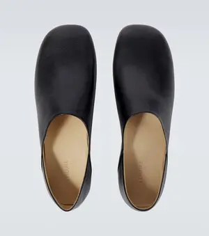 LEMAIRE Leather Slip-on Slippers