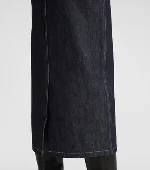 Co Denim Pencil Skirt