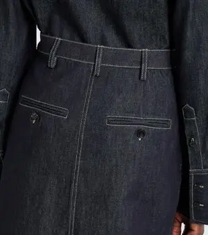 Co Denim Pencil Skirt