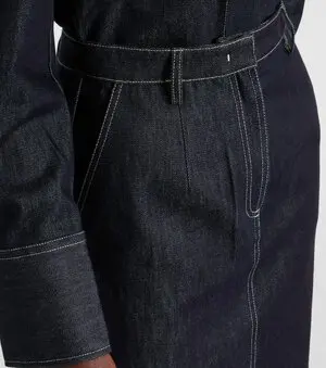 Co Denim Pencil Skirt