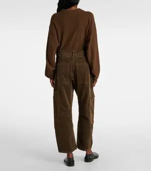 Citizens Of Humanity Marcelle Low-rise Barrel-leg Cargo Jeans - Brown