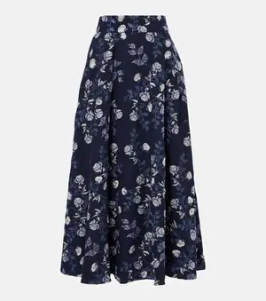 Agua Bendita Floral Maxi Skirt