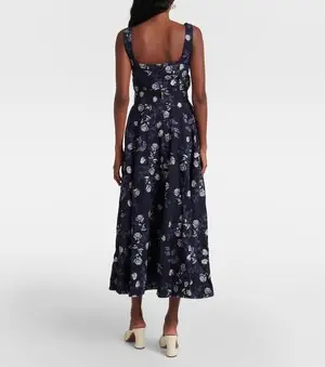 Agua Bendita Floral Maxi Skirt