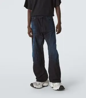 Balenciaga Double Knee Wide-leg Jeans