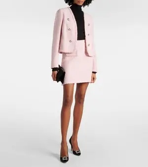 Giambattista Valli Wool-blend Tweed Jacket
