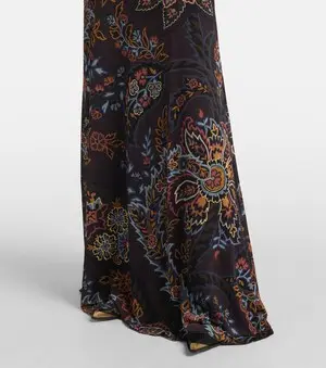 Etro Maxi Dress With Floral Print
