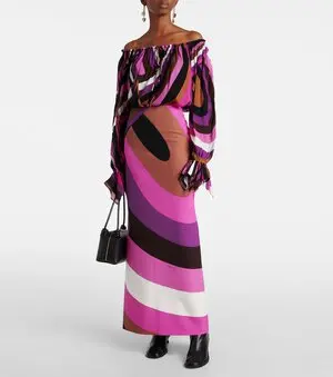 Emilio Pucci Printed Viscose Top