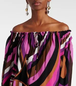 Emilio Pucci Printed Viscose Top