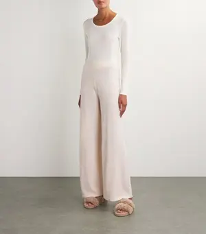 Falke Long-sleeve Climawool T-shirt - Ivory