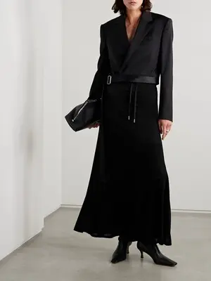Helmut Lang Stretch-jersey Maxi Skirt