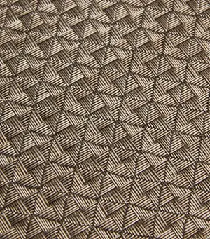 CHILEWICH Origami Round Placemat - Brown