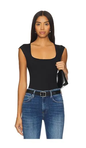 Commando Neoprene Bodysuit - Black