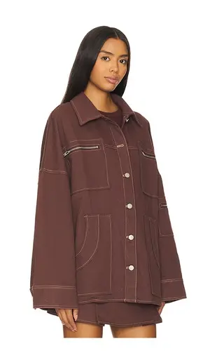 BY.DYLN Avant Jacket - Brown