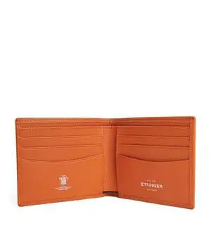 ETTINGER 6-slot Capra Bifold Wallet - Brown