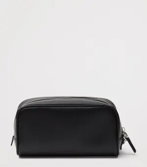 Prada Saffiano Leather Logo Pouch