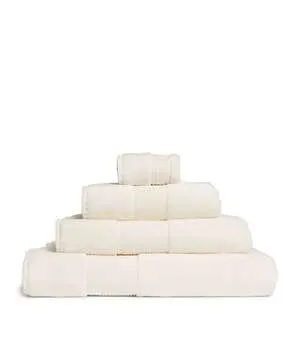 Harrods Organic Cotton Bath Towel - Ivory