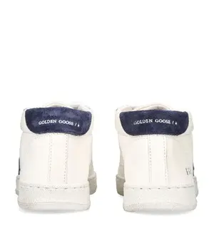 GOLDEN GOOSE Leather High Top Velcro Sneakers